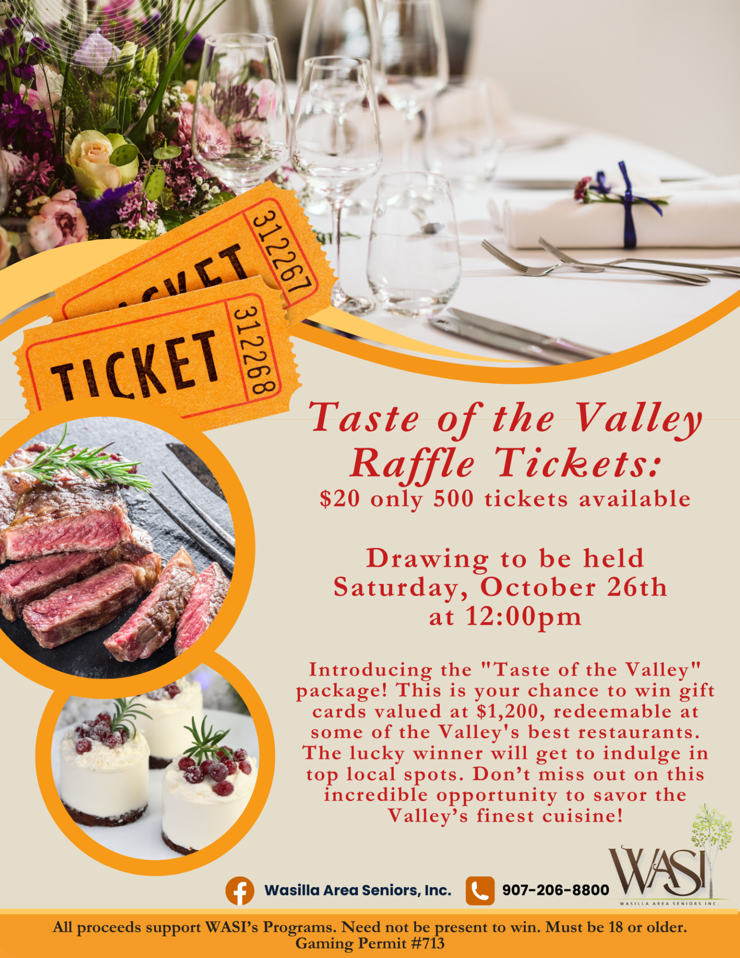 Taste of the Valley Raffle | ClickBid Event Fundraising