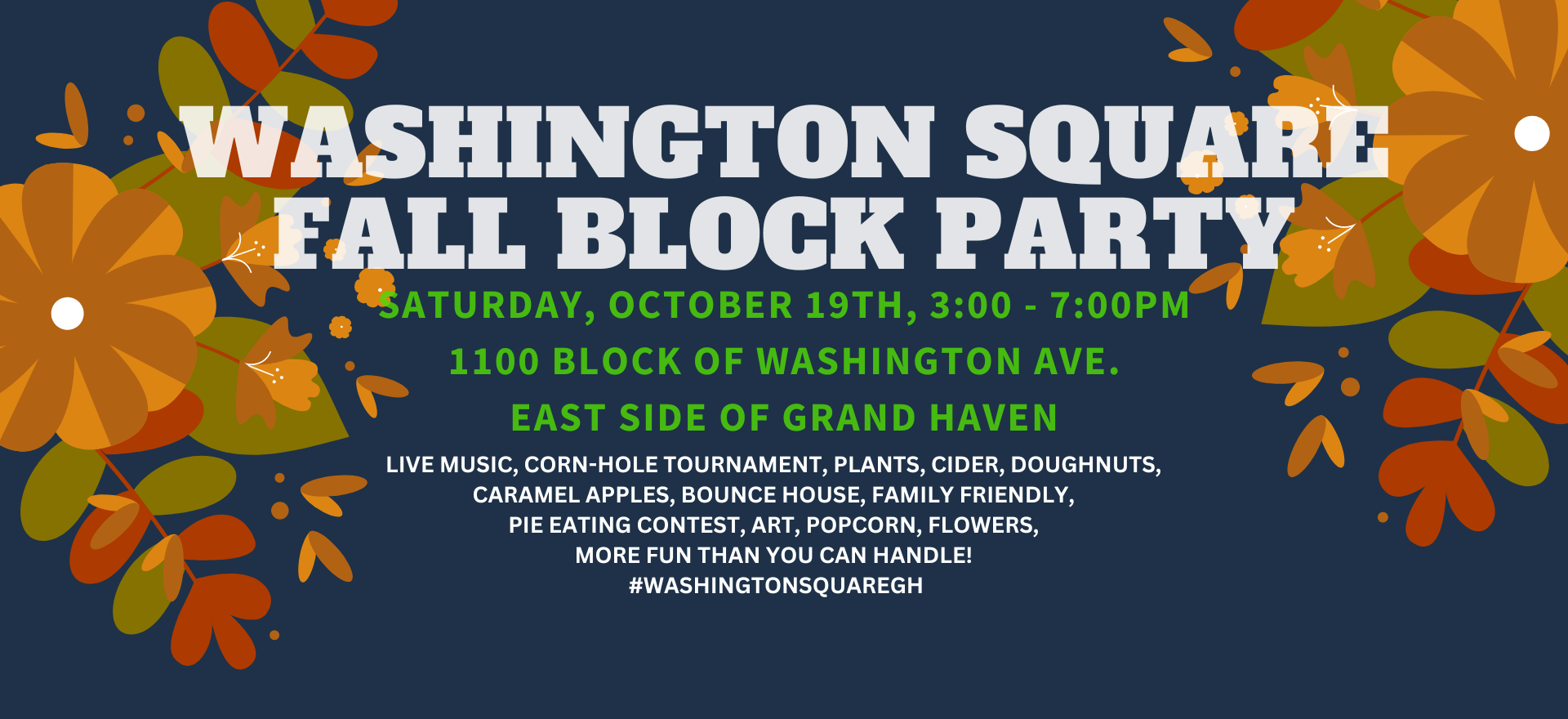 Washington Square Block Party benefiting Kenzie's Be Cafe | ClickBid ...