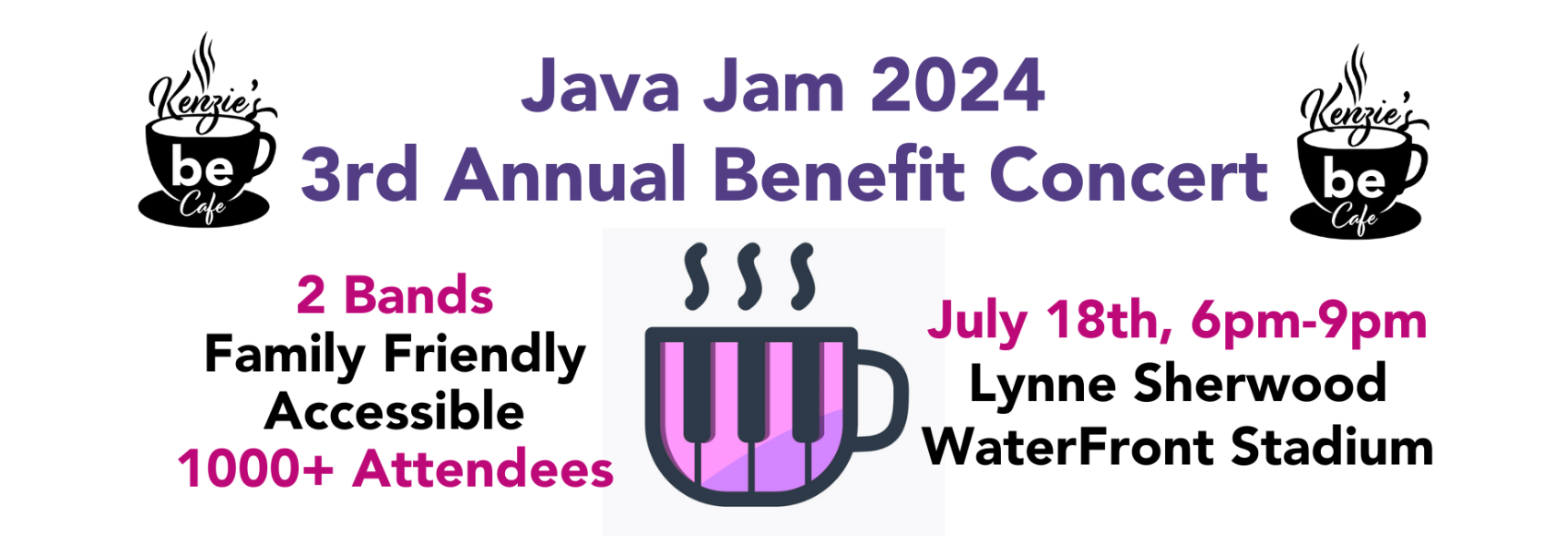 Kenzie's Be 4th Annual Java Jam Charity Concert | ClickBid Mobile Bidding