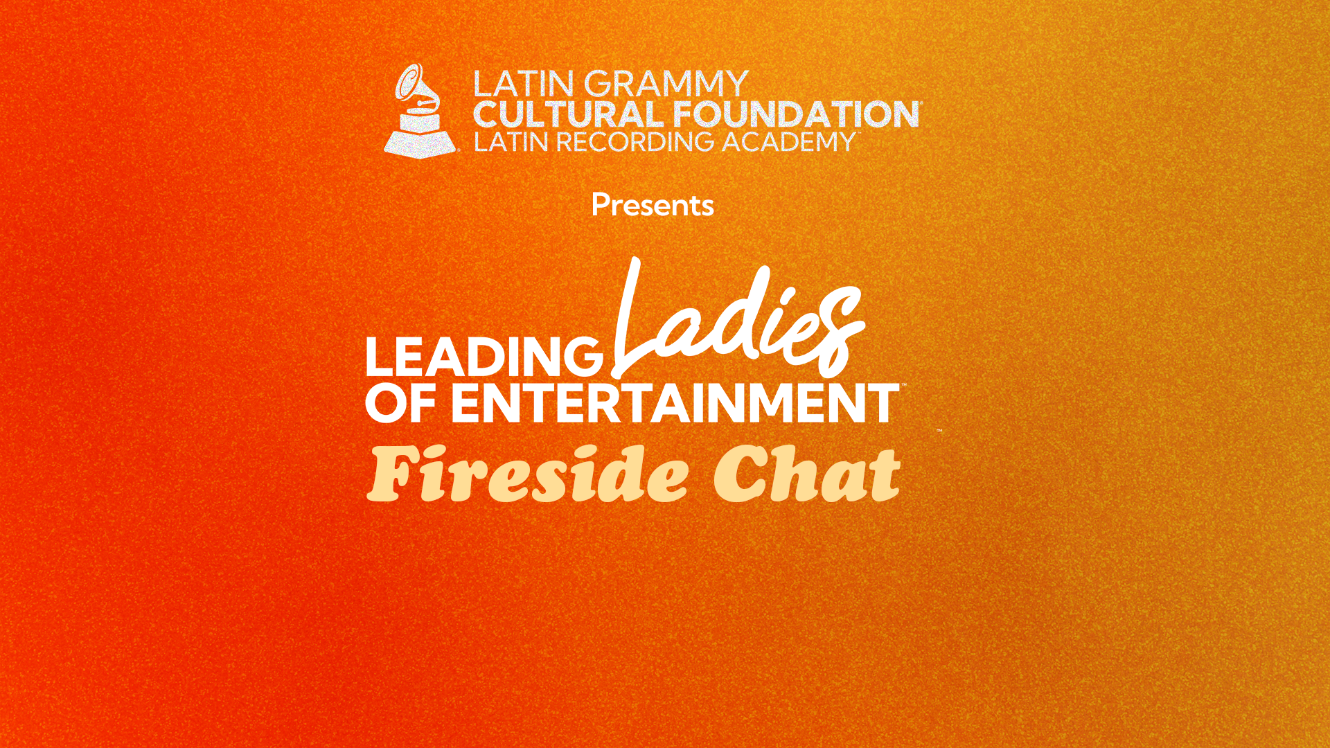 Leading Ladies of Entertainment Fireside Chat | ClickBid Event Fundraising